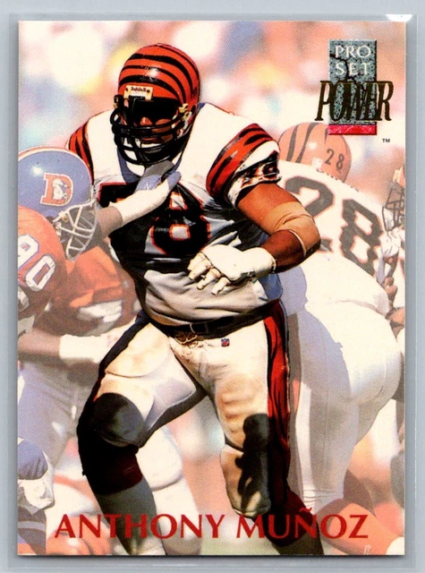 ANTHONY MUNOZ PRO Set Power 1992 78 Bengals de Cincinnati EUR 1,87 ...
