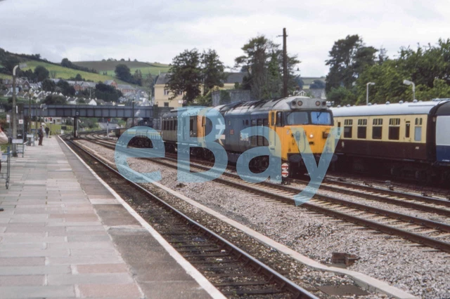 35MM RAILWAY SLIDE of Class 50 50016 @ Totnes Copyright to Buyer £4.99 ...