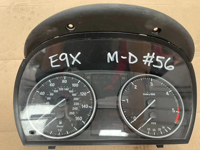 BMW E9X 3 Series Instrument Cluster/Dash Clocks/Dials Speedo 9143822 ...