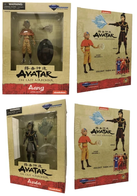 AVATAR THE LAST Airbender Azula Aang Action Figure Diamond Select Toys ...