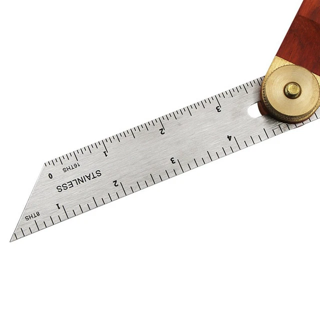 SLIDING BEVEL SQUARE Gauge Protractor Angle-Ruler Tool 360 Degree ...