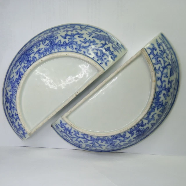 ANTIQUE CHINESE BLUE and white porcelain plates for the wall, 19th-20th ...