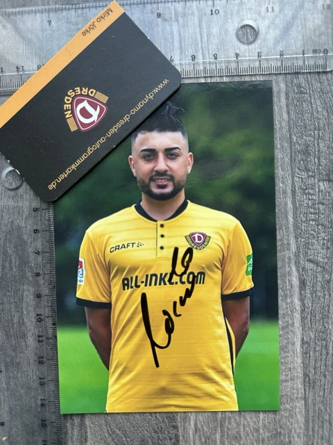 AUTOGRAMMFOTO AIAS AOSMAN Dynamo Dresden original Unterschrift EUR 4,13 ...