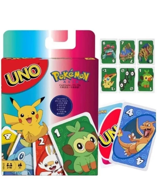 UNO BOARD GAME Card Pokémon Pikachu Family Multiplayer Party Game ...