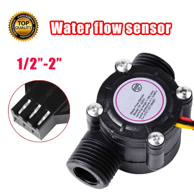 1-30L/MIN WATER FLOW Sensor Flowmeter Hall Water Control Flow Sensor ...