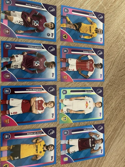 TOPPS PREMIER LEAGUE 2025/26 8 Blue Parallel Cards Set. EUR 3,00 ...