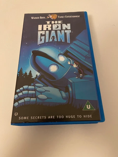 VINTAGE VHS TAPE - The Iron Giant - Classic Animated Adventure ...