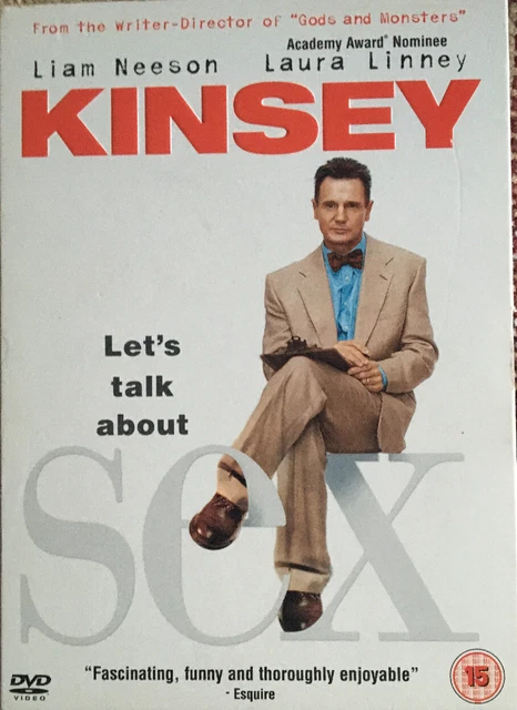 Kinsey [dvd] Lets Talk About Sex Liam Neeson 15 £1 20 Picclick Uk