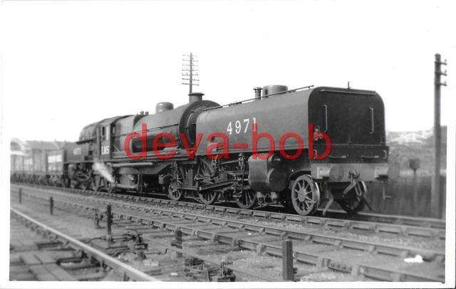 RAILWAY PHOTO LMS Beyer Garratt 4971 Stapleford & Sandiacre 1935 2-6-6 ...