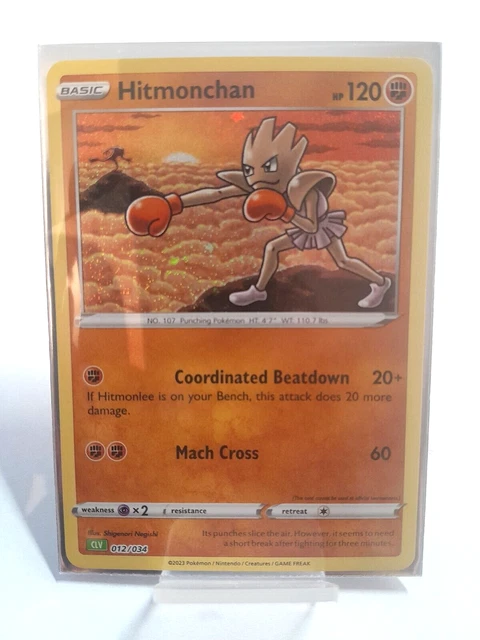 CARTE POKÉMON 027/034 CLV Hitmonchan Classic Collection Box Holo Neuf ...