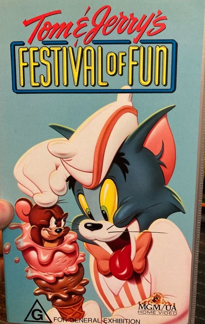 TOM AND JERRY'S Festival Of Fun ex-rental VHS VIDEO TAPE (kids ...