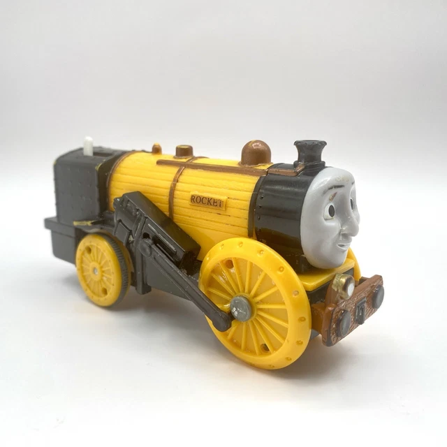 THOMAS AND FRIENDS Motorized Trackmaster Train Stephen Rocket Mattel ...