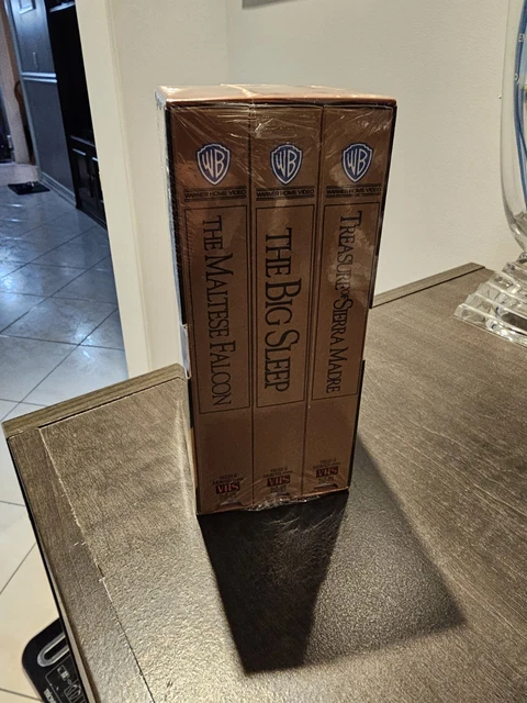 HUMPHREY BOGART VHS Trilogy: Big Sleep, Maltese Falcon, Treasure Of ...