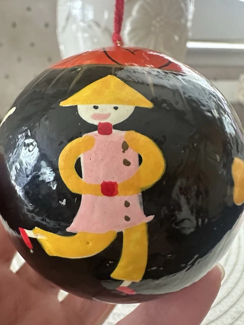 CHRISTMAS ORNAMENT PAPER Mache Styrofoam 3" Nutcracker Characters Vtg £ ...