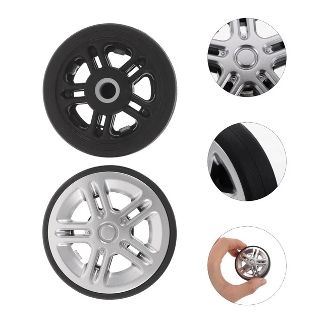 4 PCS REPLACEMENT Luggage Wheel Repair Trolley Wheels Spare Part $29.24 ...