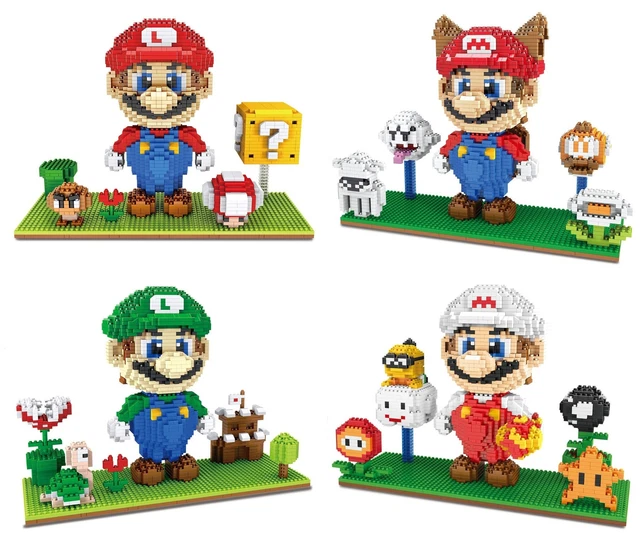 SUPER MARIO MICRO Mini Building Nano Block Kids Funny Building Blocks Toys £28.79 - PicClick UK