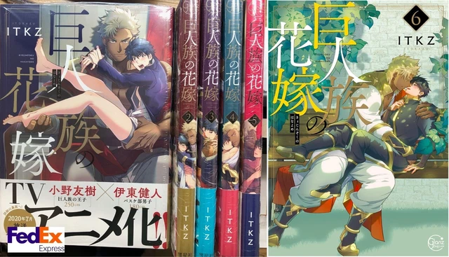 KYOJINZOKU NO HANAYOME The Titan's Bride Vol1-3 Comic japanische ...