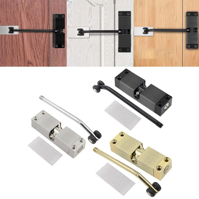 AUTOMATIC DOOR CLOSER Adjustable Spring Loaded Safety Gate Closer ...