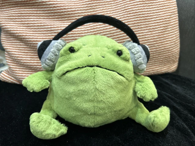 JELLYCAT RICKY THE Rain Frog With Headphones Brand New With Tags £52.71 ...