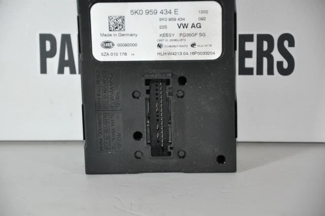 VOLKSWAGEN JETTA MK6 GLI Keyless Entry Control Unit Module 5K0 959 434 ...