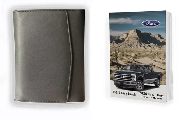 2026 FORD F250 Super Duty King Ranch Owner's Manual Factory Glovebox ...