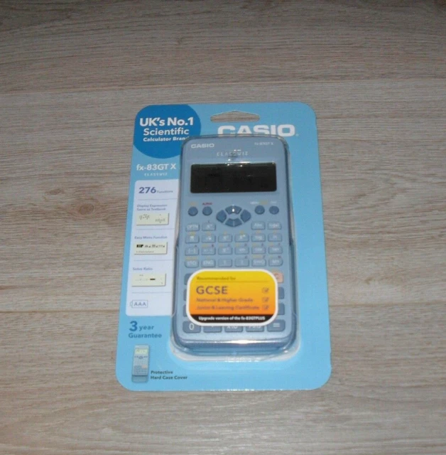 CASIO FX-83GTX CLASSWIZ Scientific Calculator Blue - New & Sealed £12. ...