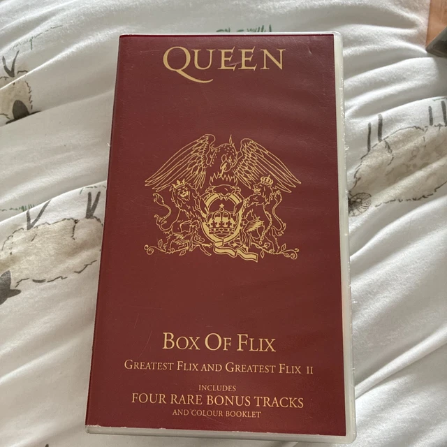 QUEEN BOX OF Flix Boxset VHS Video Tapes - Greatest Flix 1 & 2 ...
