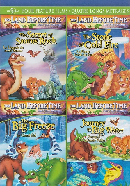 THE LAND BEFORE Time: 4 Movie Family Fun Pack (DVD Bilingual) EUR 14,21 ...