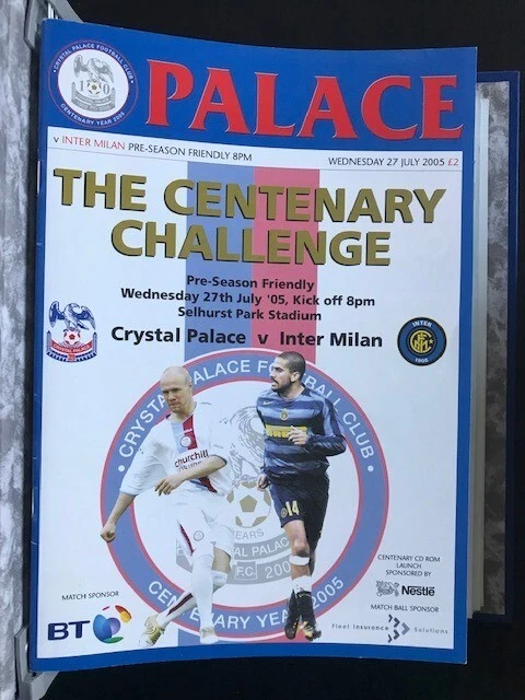 CRYSTAL PALACE F.C. Home Set CENTENARY (x31) 2005-06 & 2 Binders- Mint Condition £50.00 ...