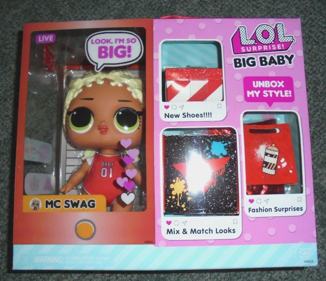 LOL SURPRISE BIG Baby - MC Swag - Grande poupée bébé 11" - Neuf EUR 66 ...