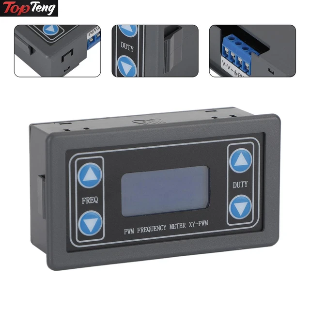 SIGNAL GENERATOR MODULE Adjustable PWM Pulse Frequency Duty Cycle ...