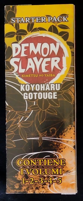 MANGA DEMON SLAYER 1-5 (Cofanetto Starter Pack) + 6-11 Koyoharu Gotouge ...