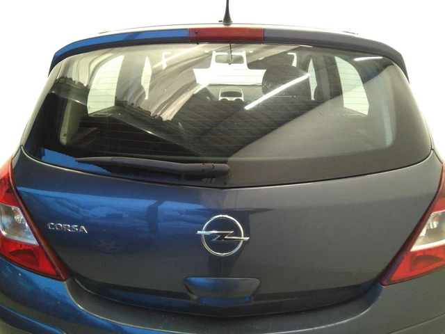 OPEL CORSA D original Heckklappe mit Heckscheibe Metroblaumetallic Z168 ...
