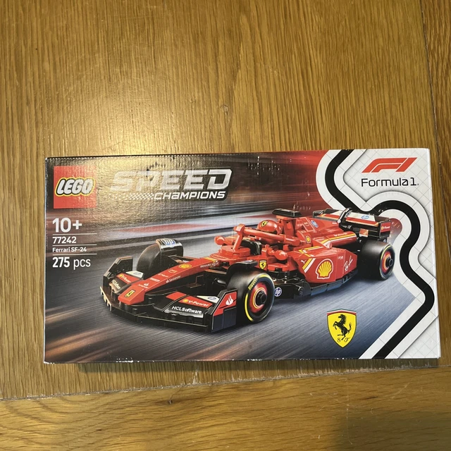 LEGO SPEED CHAMPIONS Ferrari SF-24 F1 Race Car Toy - Model Kit w/a ...