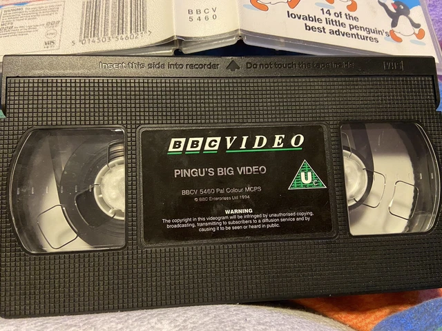 PINGU’S BIG VIDEO VHS Video BBC Children’s Retro 14 Adventures 73 Mins ...