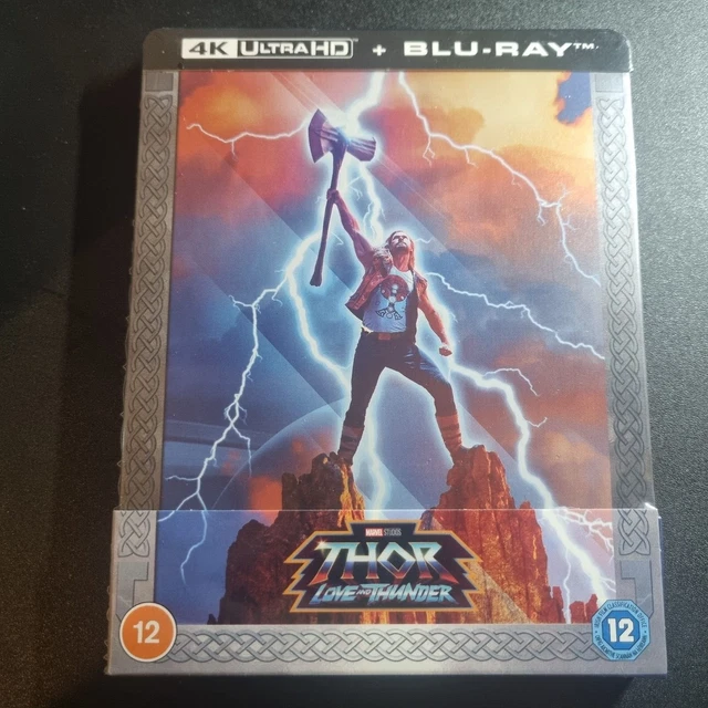 THOR LOVE AND Thunder 4K Ultra Hd + Blu-Ray Steelbook - New Sealed £23.95 - PicClick UK