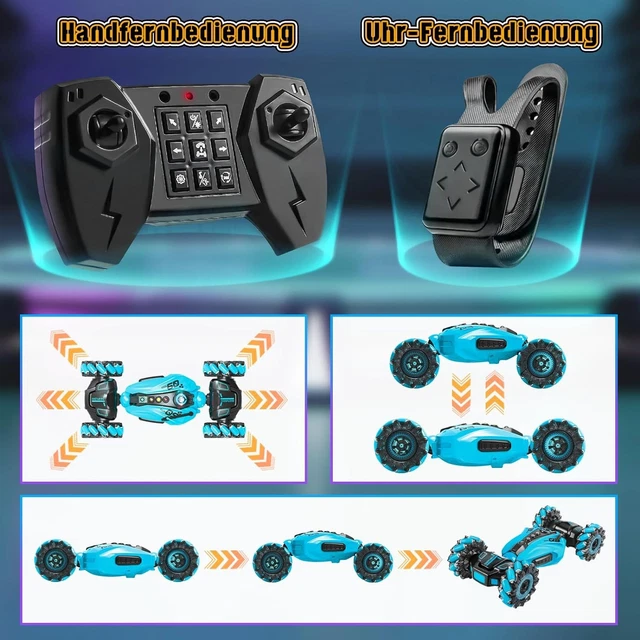 GESTURE RC CAR,4WD 2.4ghz Flexible Hand Controlled Stunt Cars Anti ...