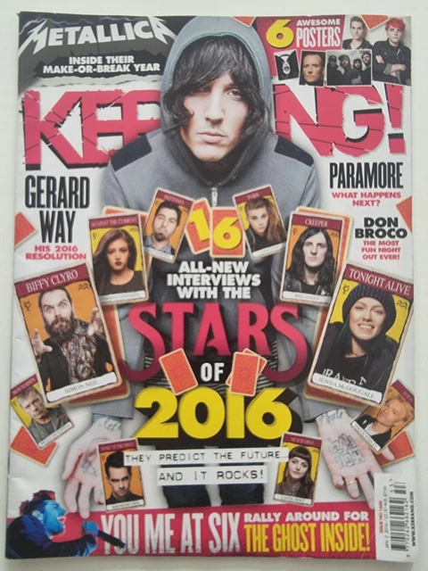 KERRANG! MAGAZINE #1600 BRING ME THE HORIZON/PARAMORE January 2nd 2016 ...
