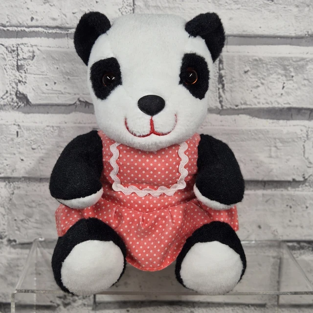 SOOTY AND SWEEP Soo Panda 8" Soft Toy Plush In Dress Sue Gosh 2015 £14. ...
