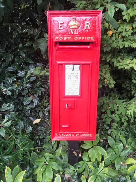 VERY RARE ROYAL Mail "Post Office" Genuine cast iron Edward V11 Wall ...