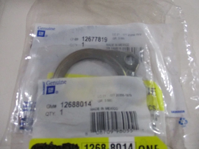 GENUINE GM EXHAUST Gas Recirculation (EGR) Pipe Gasket 12688014 ...