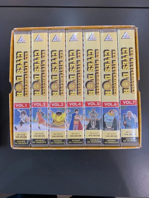LOT CASSETTES VHS coffret Best of Les mystérieuses Cités d'Or Vol 1 2 3 ...