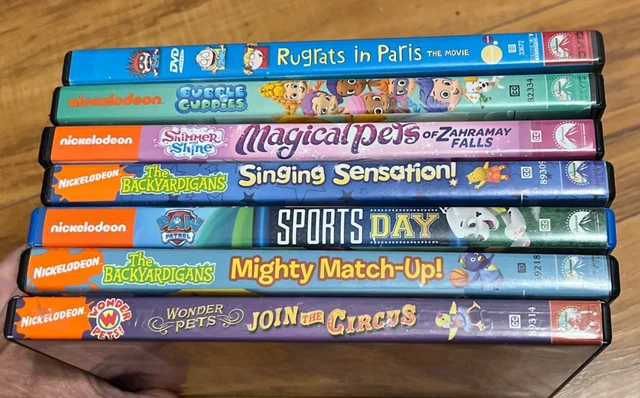 NICK JR. NICKELODEON Backyardigans Wonder Pets Bubble Guppies DVD Lot 7 ...