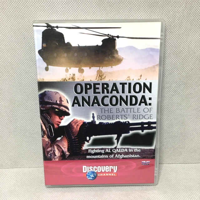 OPERATION ANACONDA DVD The Battle of Roberts Ridge Discovery UK Release ...