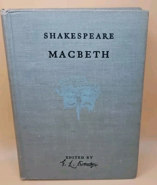 THE TRAGEDY OF Macbeth by William Shakespeare 1939 Classic Book Ginn ...