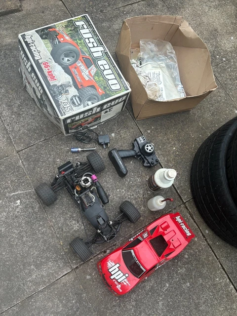 HPI RUSH 2 Evo Nitro RC Car Buggy 2WD Boxed £100.00 - PicClick UK