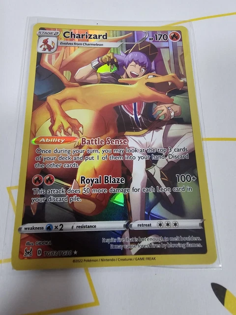 POKÉMON TCG CHARIZARD Lost Origin Trainer Gallery TG03/TG30 Holo Ultra ...