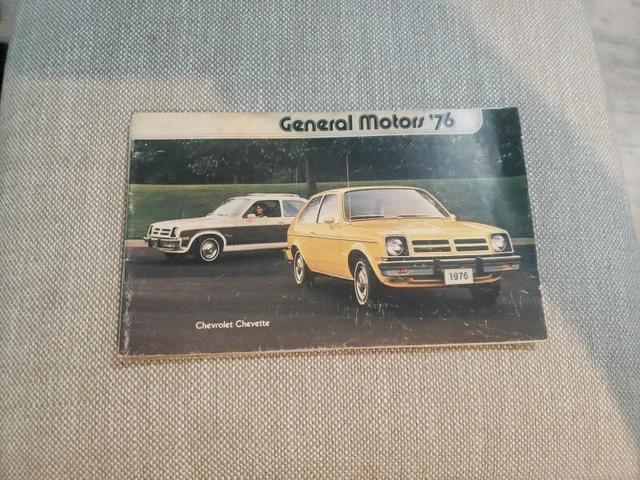 VINTAGE 1976 GENERAL Motors Dealer Sales Brochure GM Chevy Buick ...