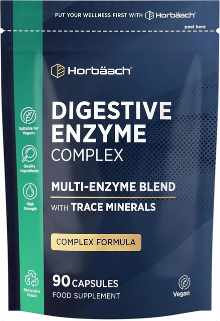SYSTEMIC PROTEOLYTIC ENZYMES Complex with Trace Minerals | 90 Vegan Capsules | D £7.70 - PicClick UK