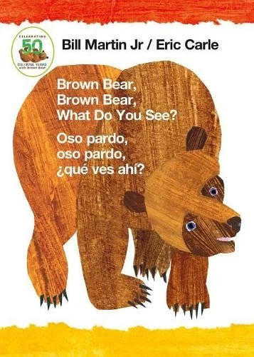 BILL MARTIN BROWN Bear, Brown Bear, What Do You See? / Oso Par (Libro ...